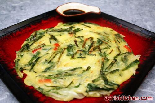 Korean Garlic Chive Pancake – Aeri’s Kitchen